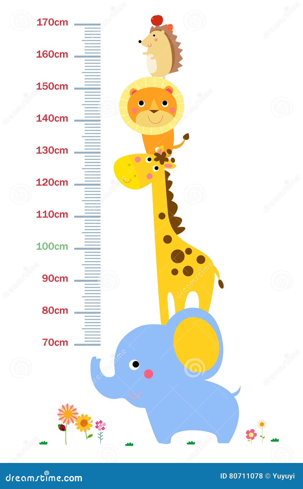 The Child`s Height Illustrations | CartoonDealer.com #80711078