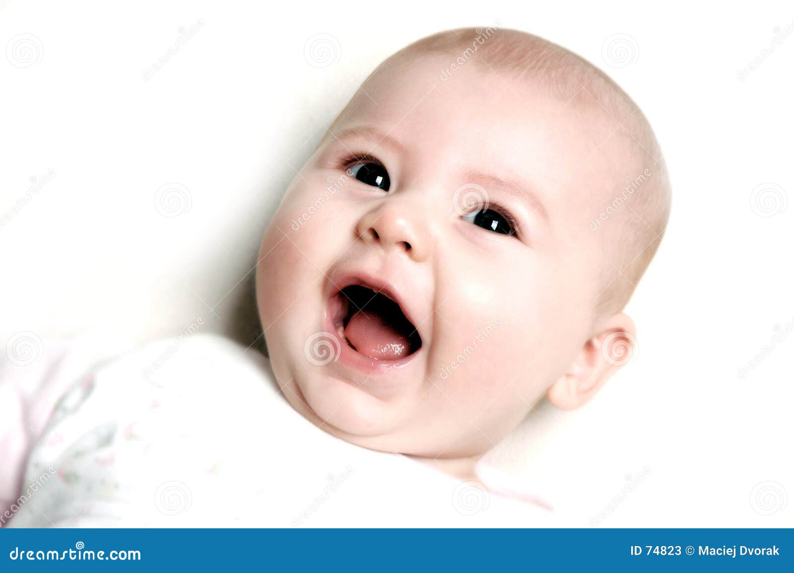 Child s smile stock image. Image of pose, infant, baby, lips - 74823