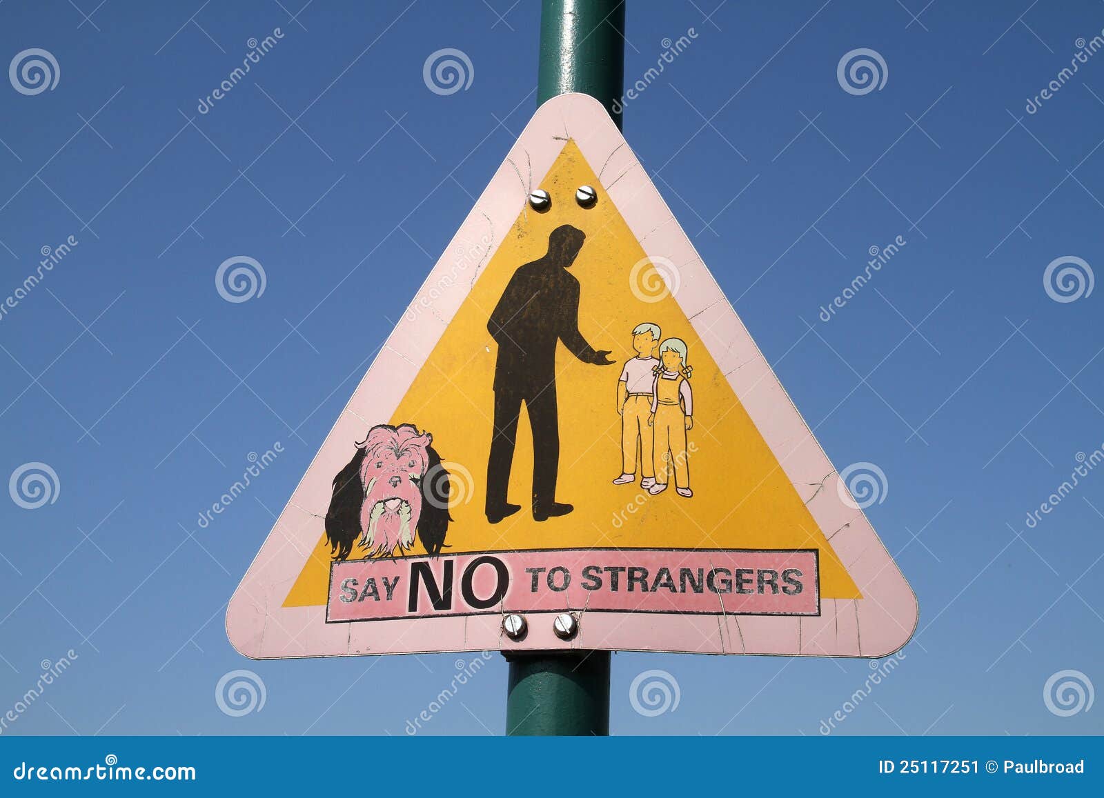 Child safety sign. stock image. Image of safe, location - 25117251