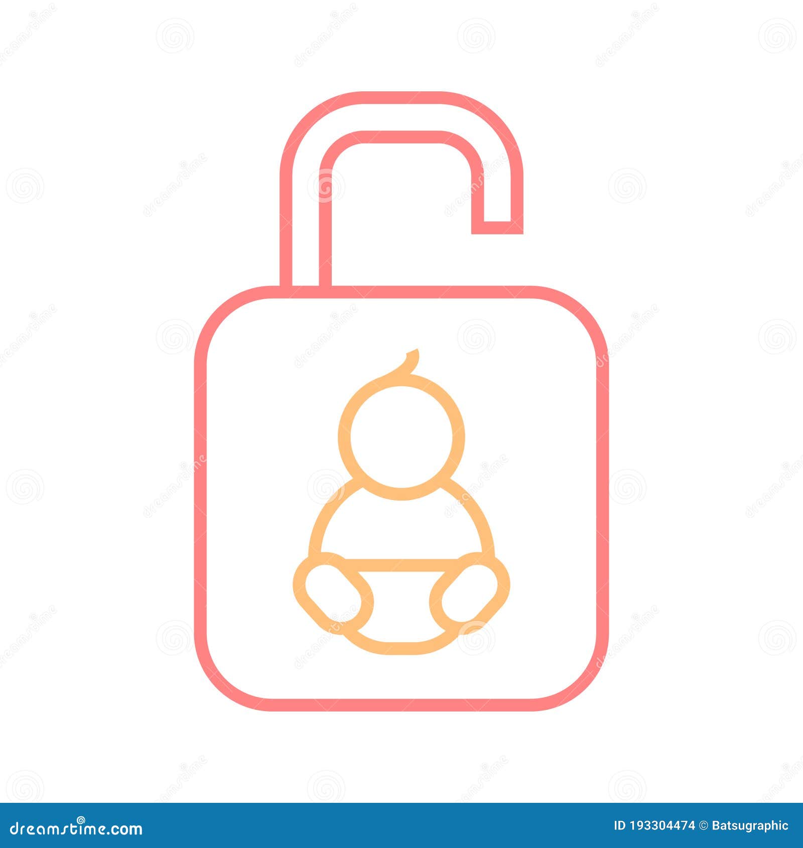 Child Safety Vector Icon Logo Design Stock Vector - Illustration of ...
