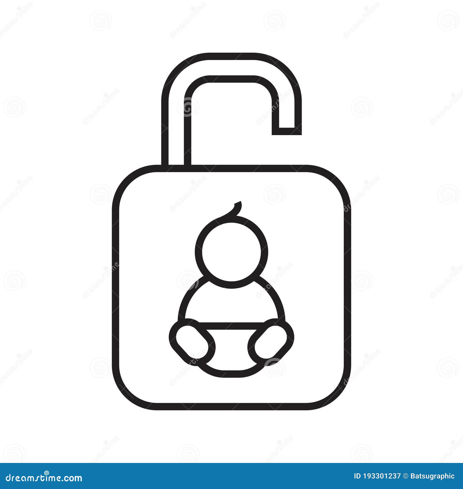 Child Safety Vector Icon Logo Design Stock Vector - Illustration of ...