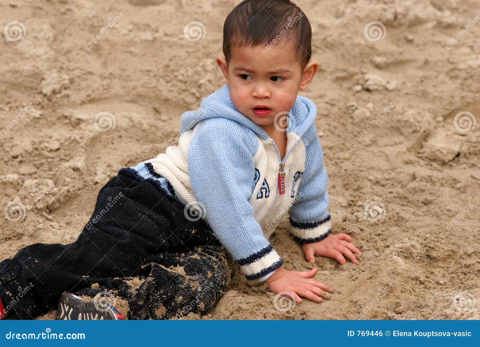 Child In Sand Picture. Image: 769446