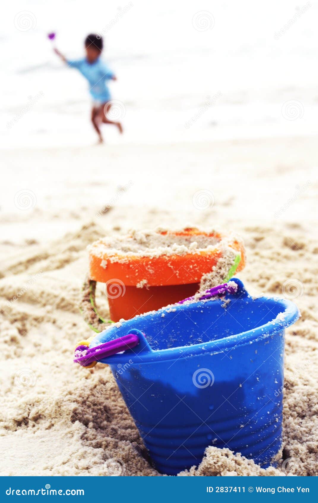 Child sand toy stock image. Image of playtime, children - 2837411