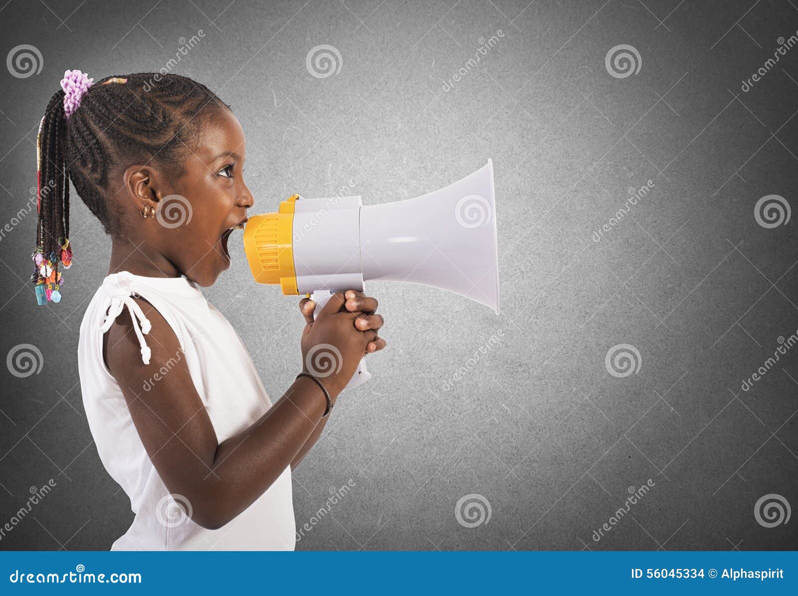196 Black Child Megaphone Stock Photos - Free & Royalty-Free Stock ...