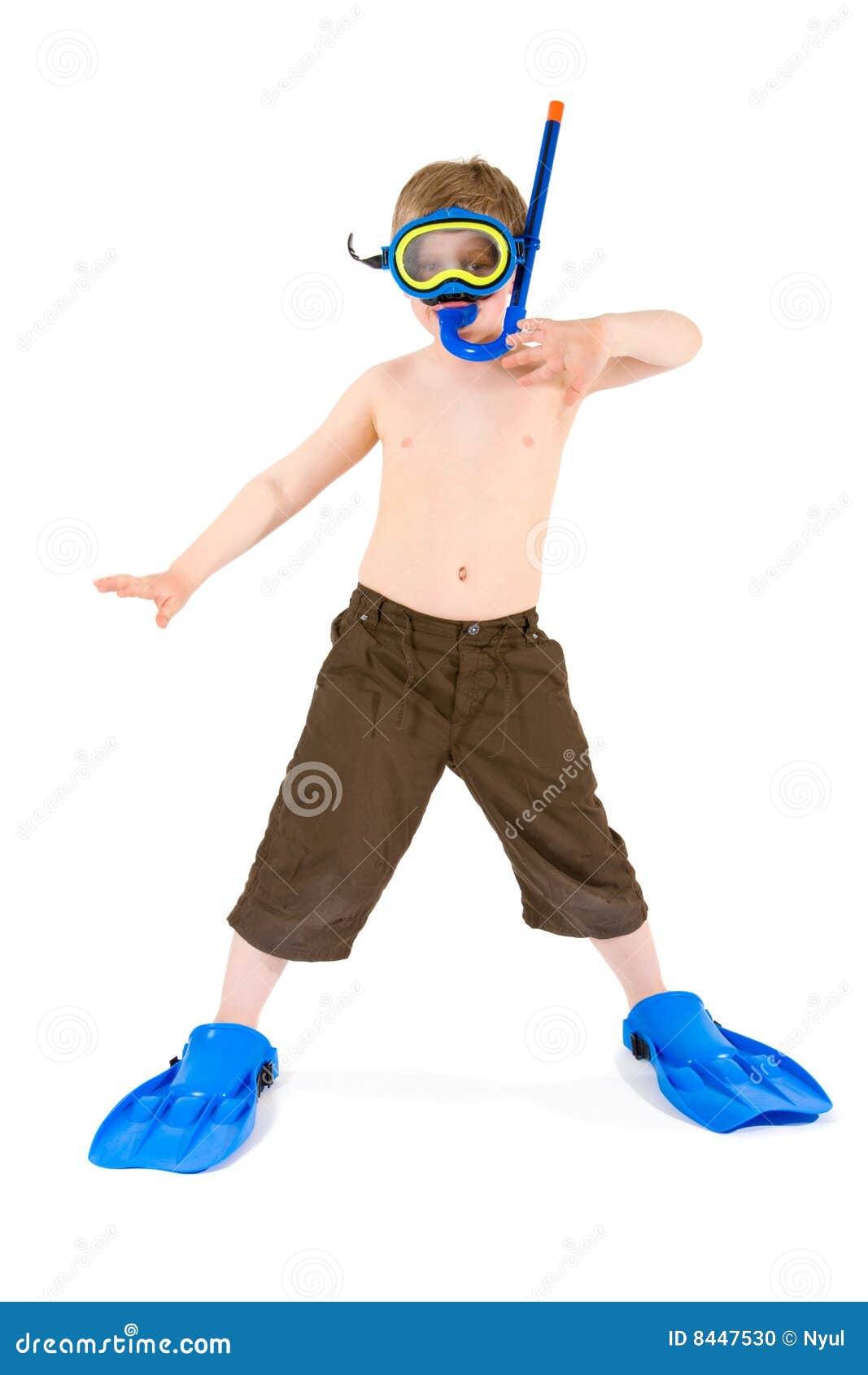 Child in scuba diving stock photo. Image of dipper, child - 8447530