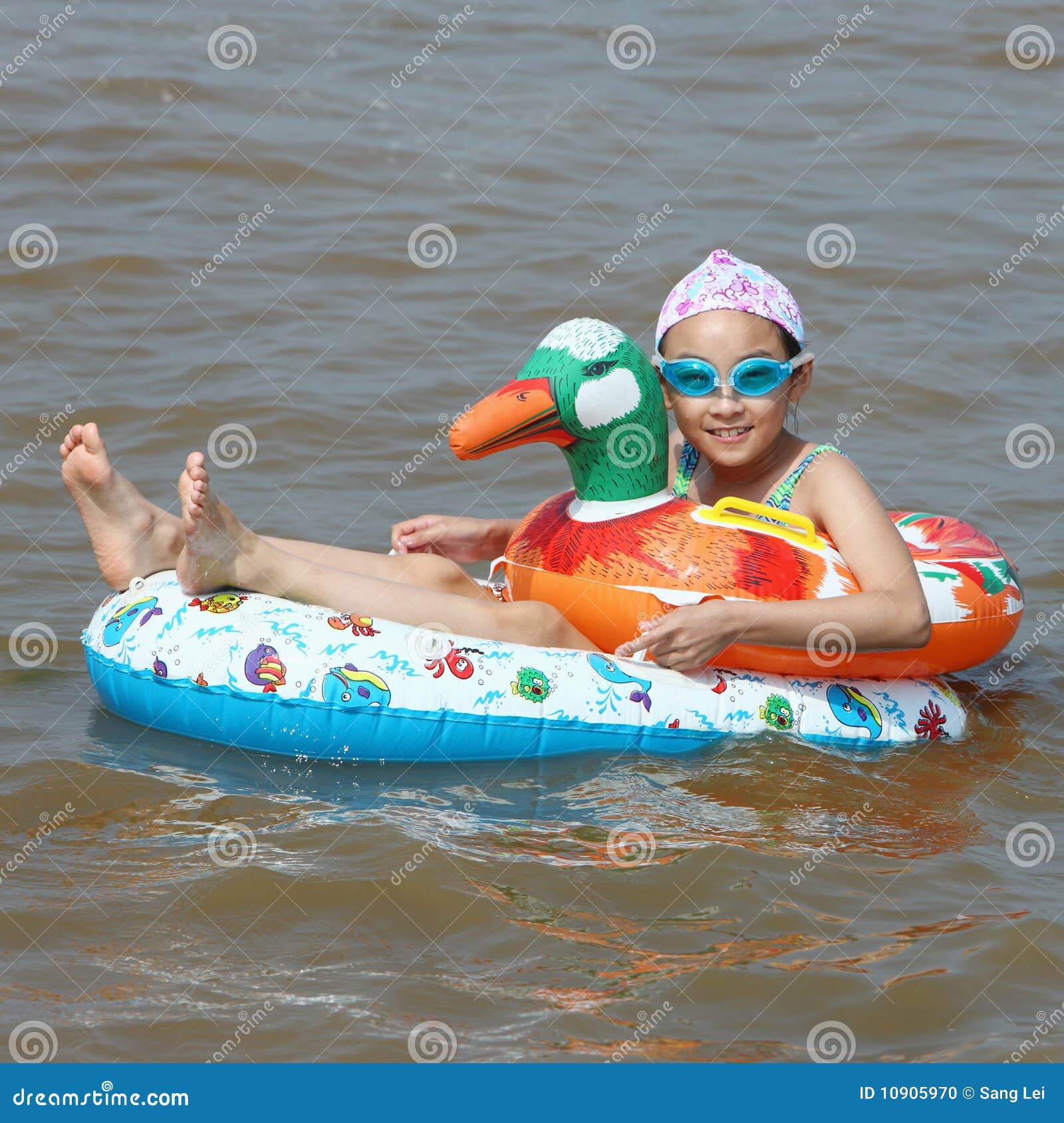 Child in the sea stock photo. Image of chinese, water - 10905970
