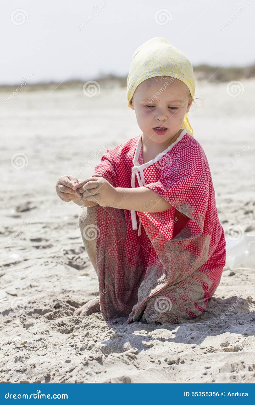Child at the sea side stock photo. Image of dress, ocean - 65355356