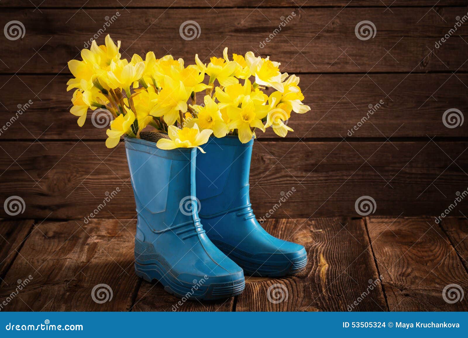 Child Shoes with Spring Flowers Stock Photo - Image of grunge, spring ...
