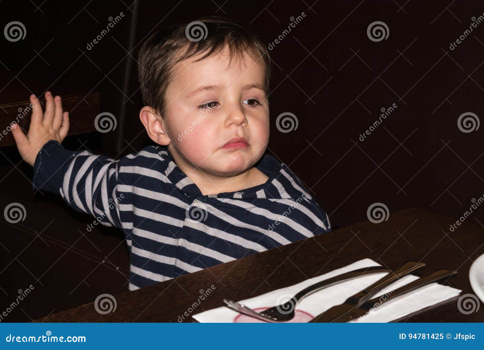 Child is sitting at table stock image. Image of gourmet - 94781425
