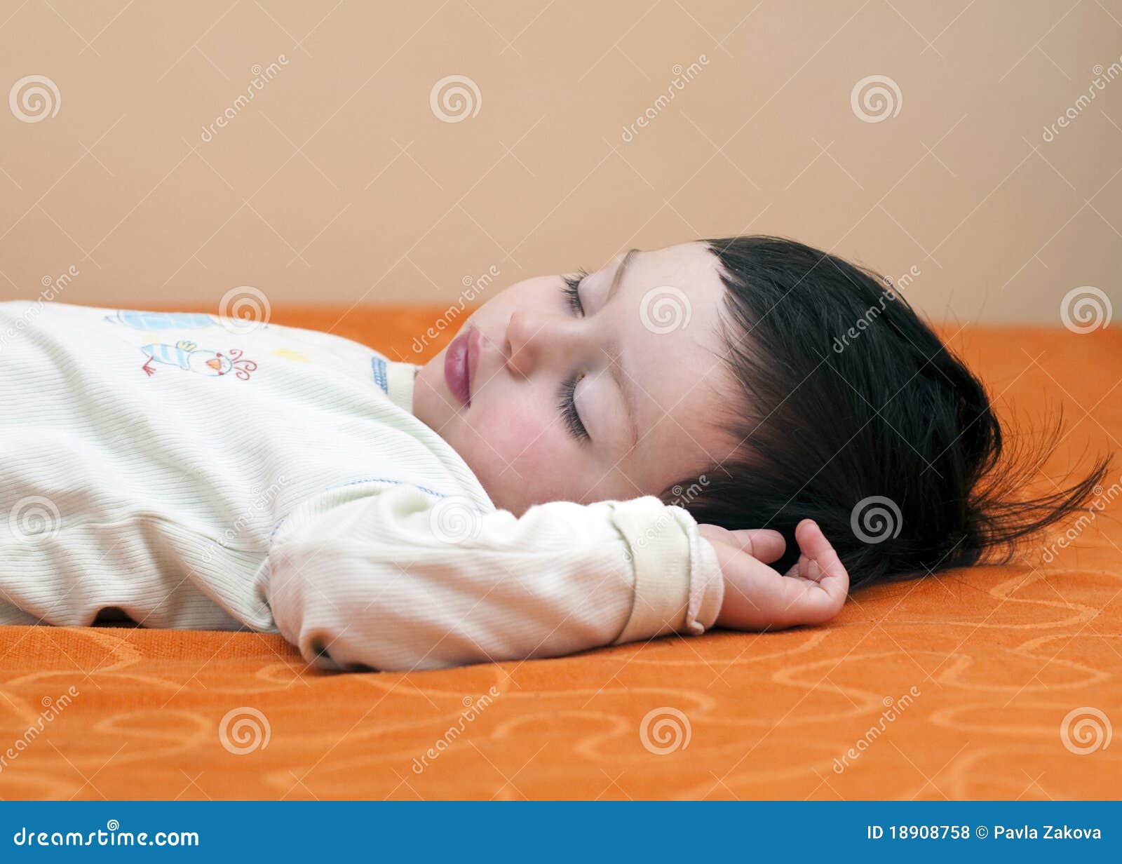 Child sleeping stock photo. Image of closed, rest, colour - 18908758
