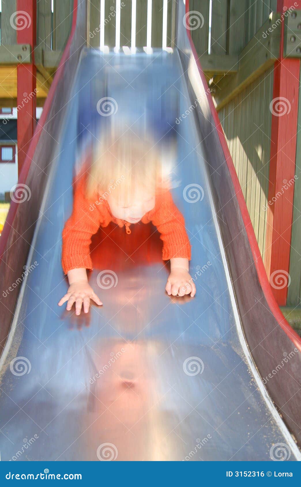 Child slide play stock photo. Image of baby, sliding, slide - 3152316