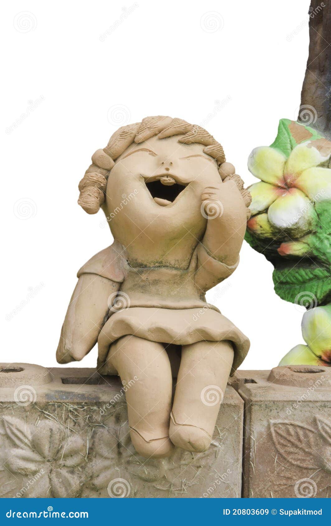 Child smile statue stock image. Image of beautiful, happy - 20803609