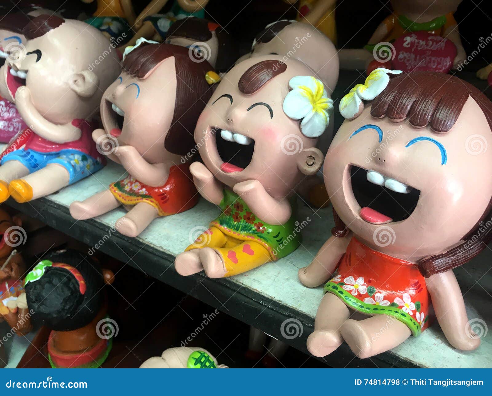 Child smile statue stock photo. Image of beautiful, artistic - 74814798