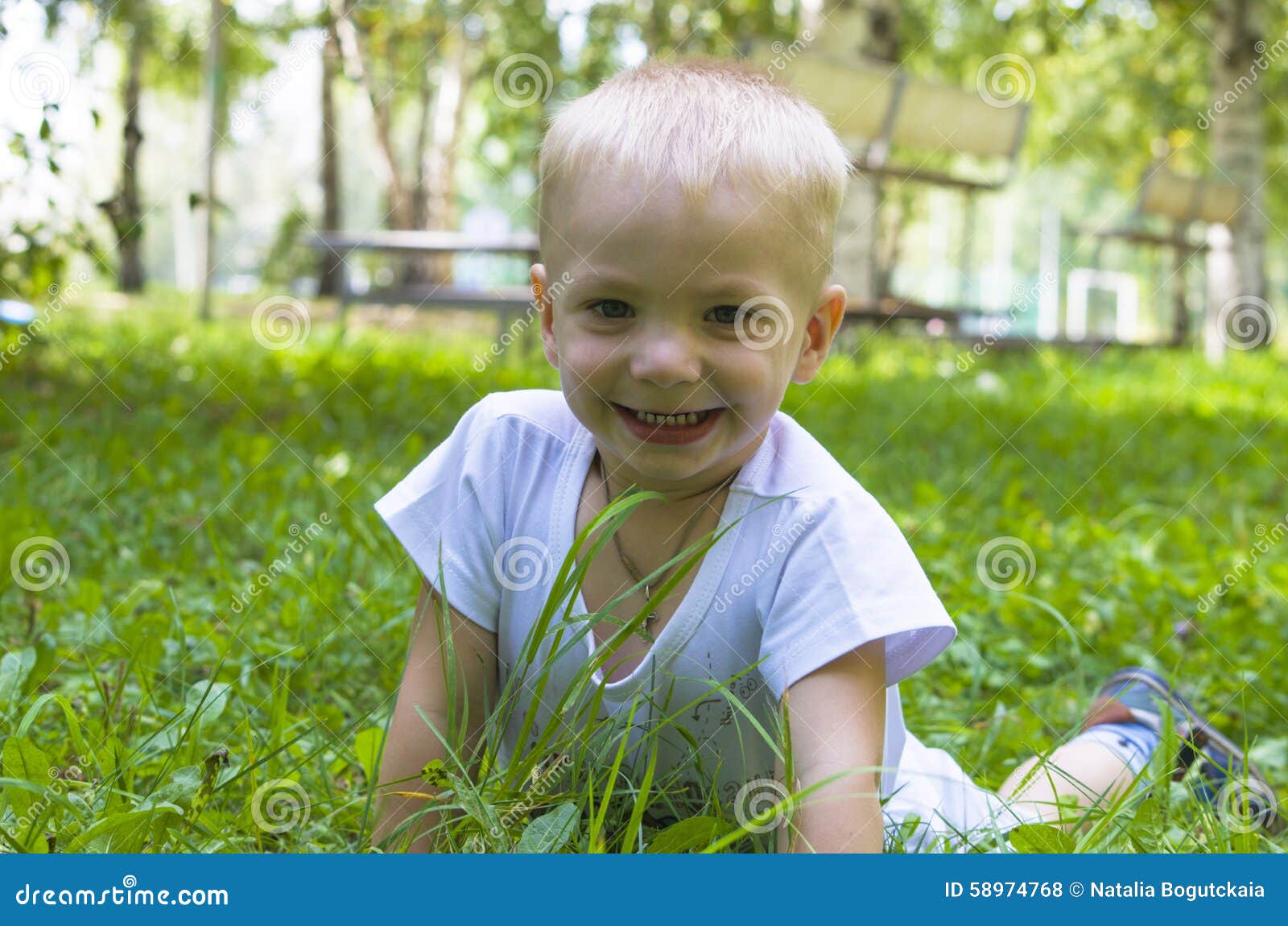The child smiles stock photo. Image of game, laughter - 58974768