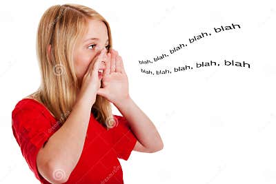 Child speaking out loud stock photo. Image of beautiful - 20137828