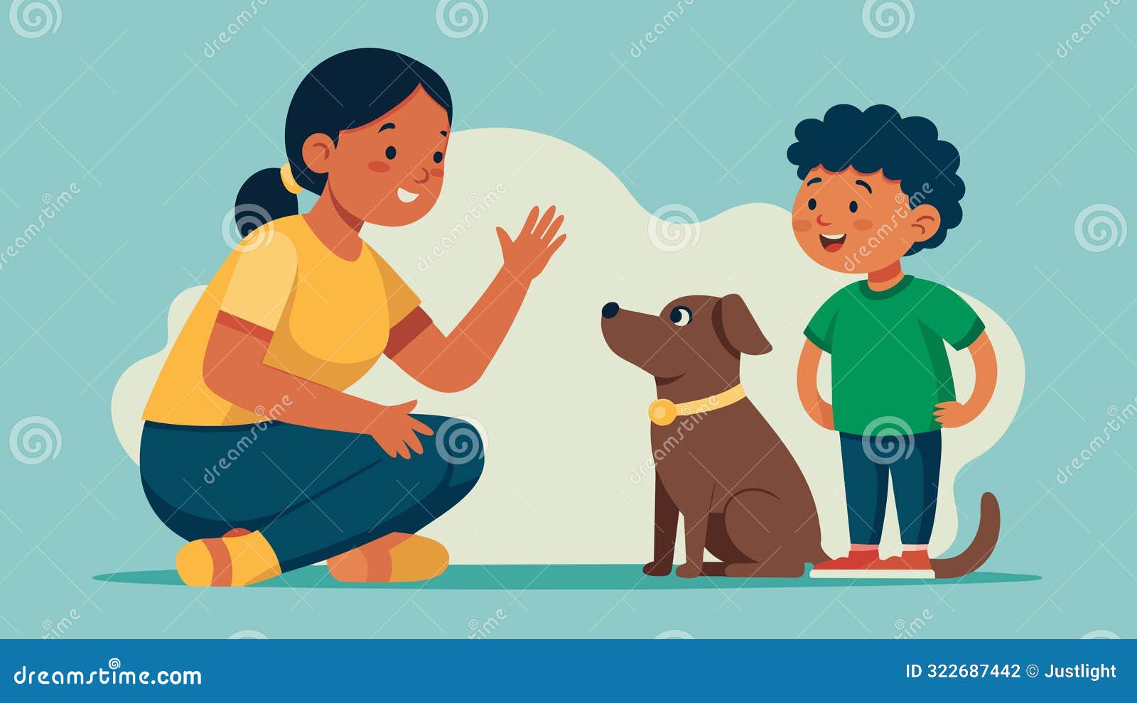 Child Communicating In A Megaphone Vector Illustration | CartoonDealer ...