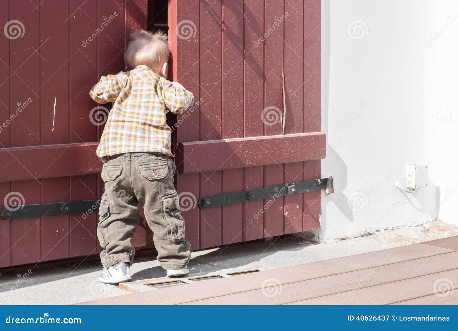 Child spies stock image. Image of building, playing, little - 40626437