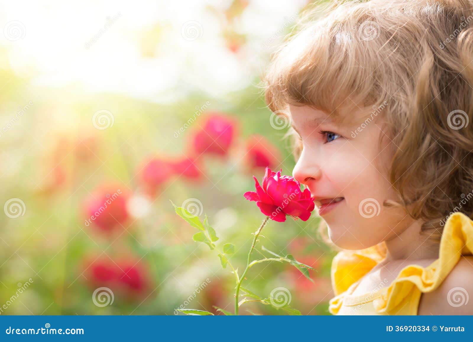 Child in spring stock photo. Image of background, family - 36920334