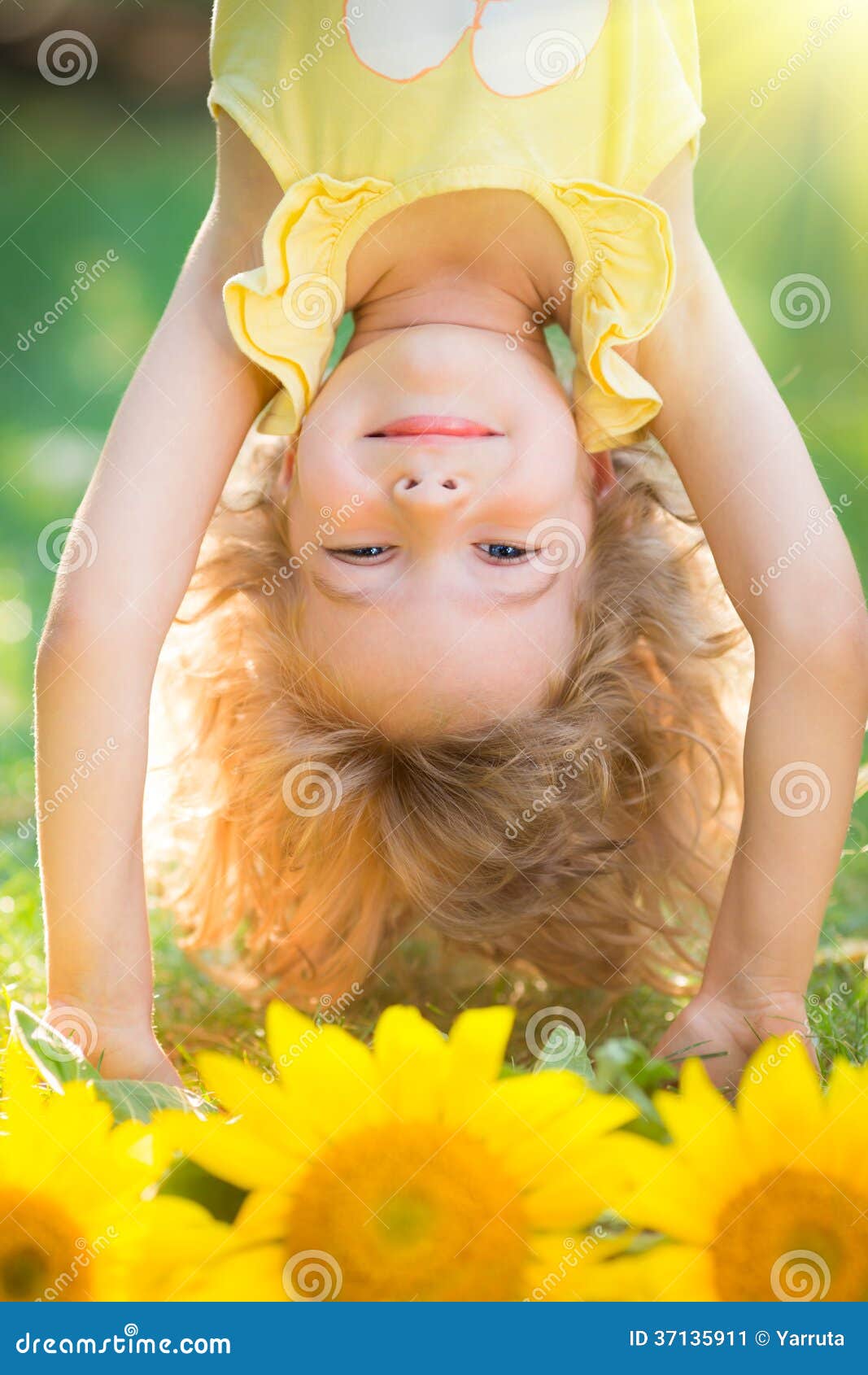 Child in spring stock image. Image of people, child, spring - 37135911