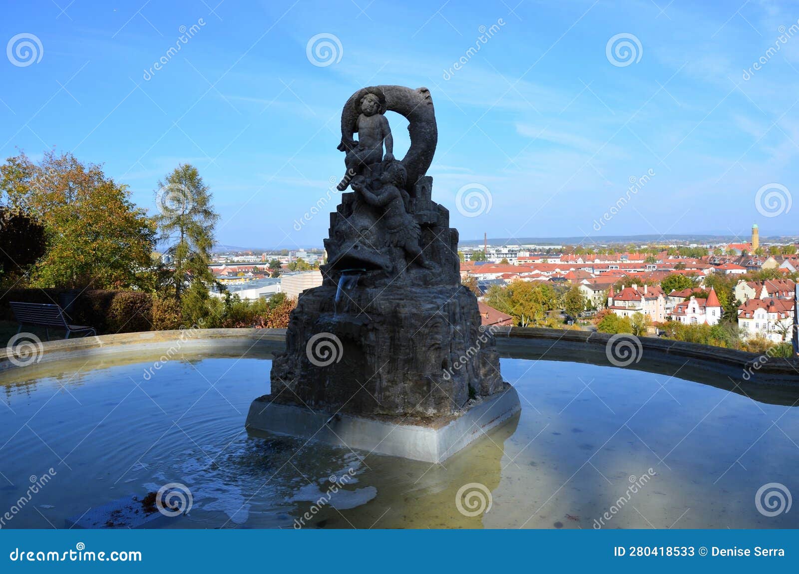 Child Statue on the Fountain in Bamberg, Germany Editorial Stock Photo ...