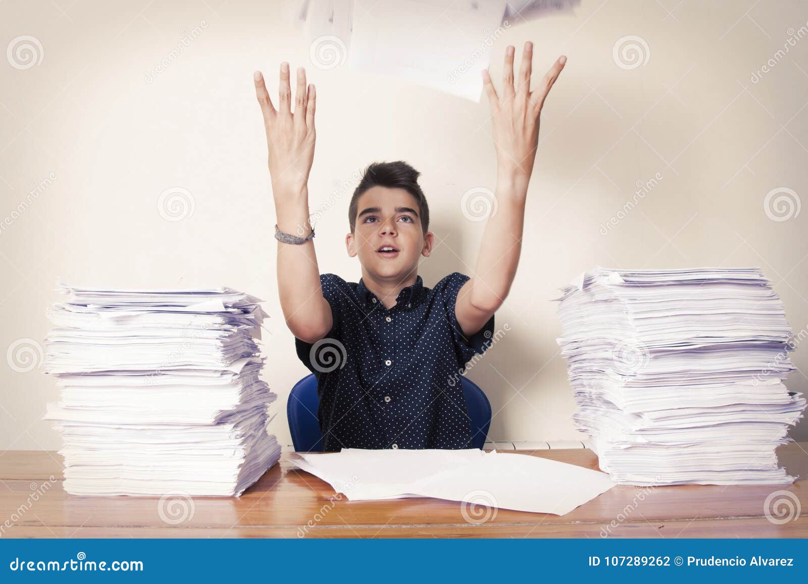 Child student on the desk stock photo. Image of desk - 107289262