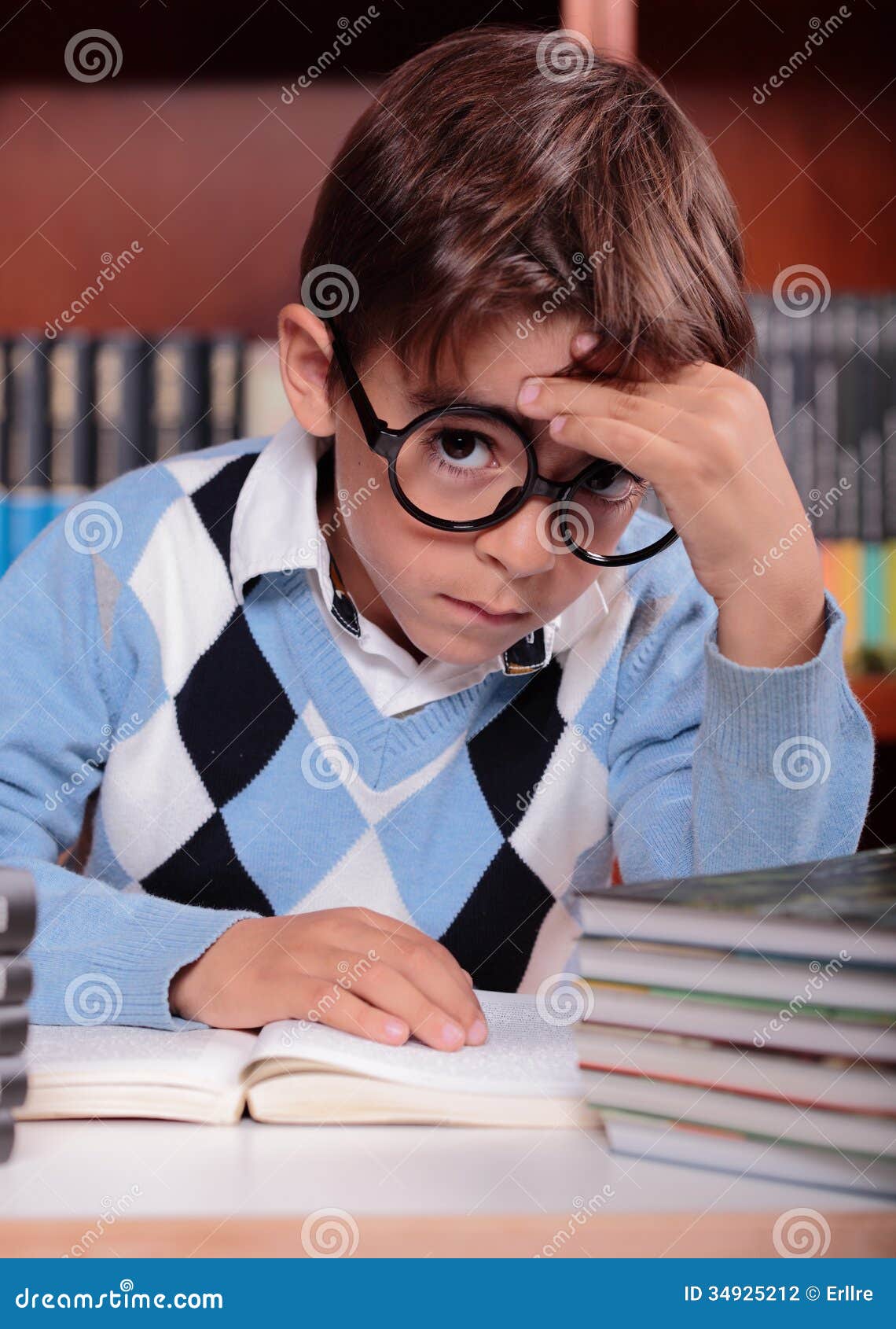 Child studying stock photo. Image of educational, classmate - 34925212