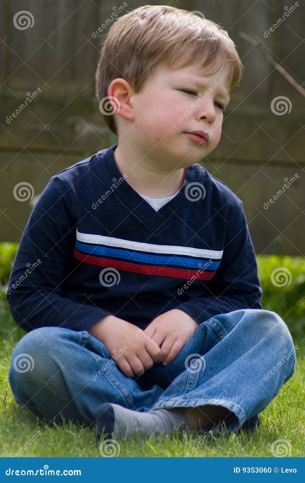 Child sulking stock photo. Image of sullen, expressing - 9353060