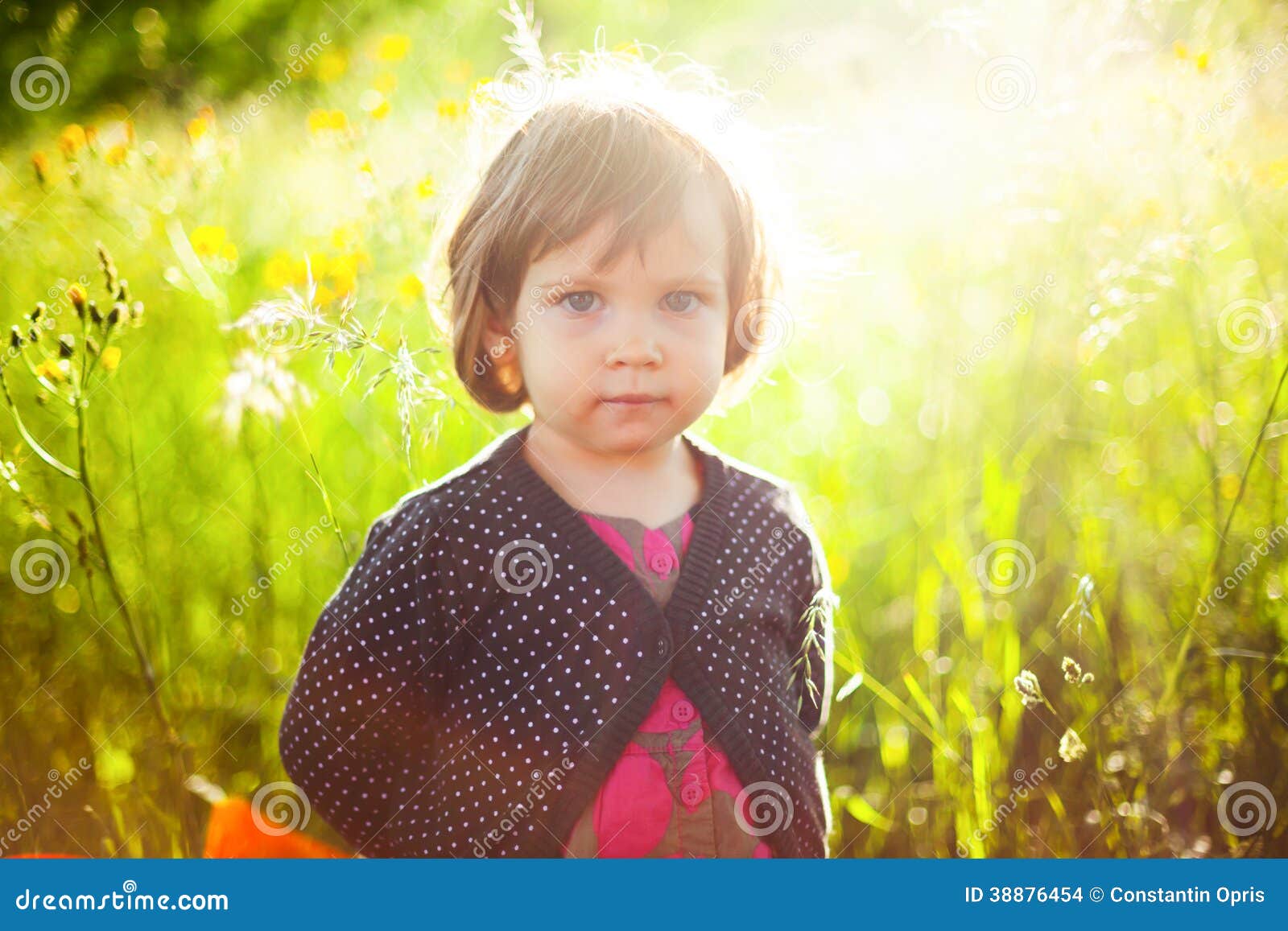 Child in sunlight stock photo. Image of portrait, cute - 38876454