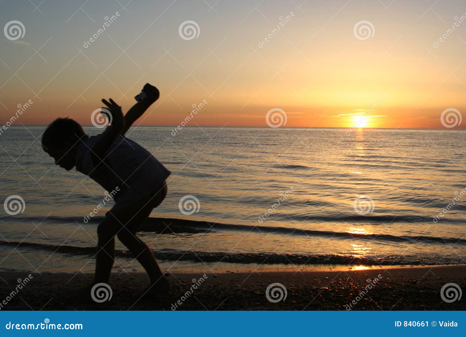 Child and Sunset stock image. Image of midsummer, nature - 840661