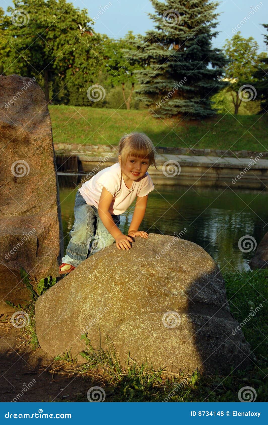 Child at sunset stock photo. Image of little, cheerful - 8734148