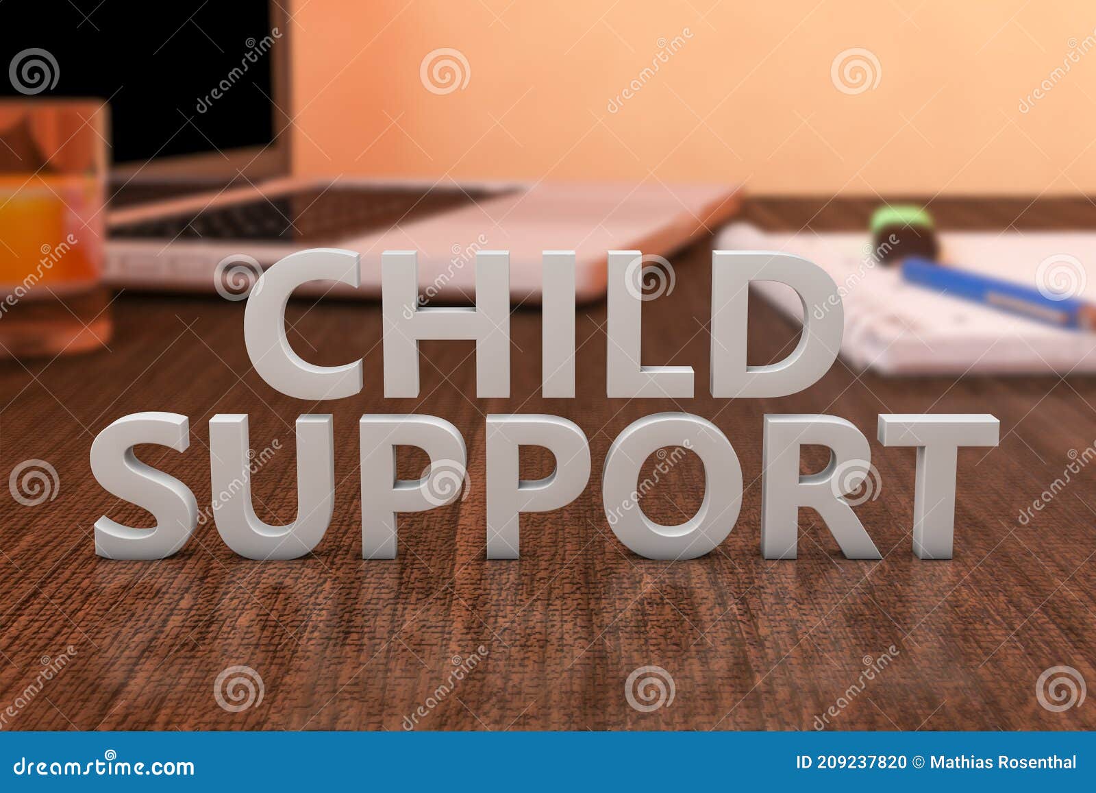 Child Support stock illustration. Illustration of money - 209237820