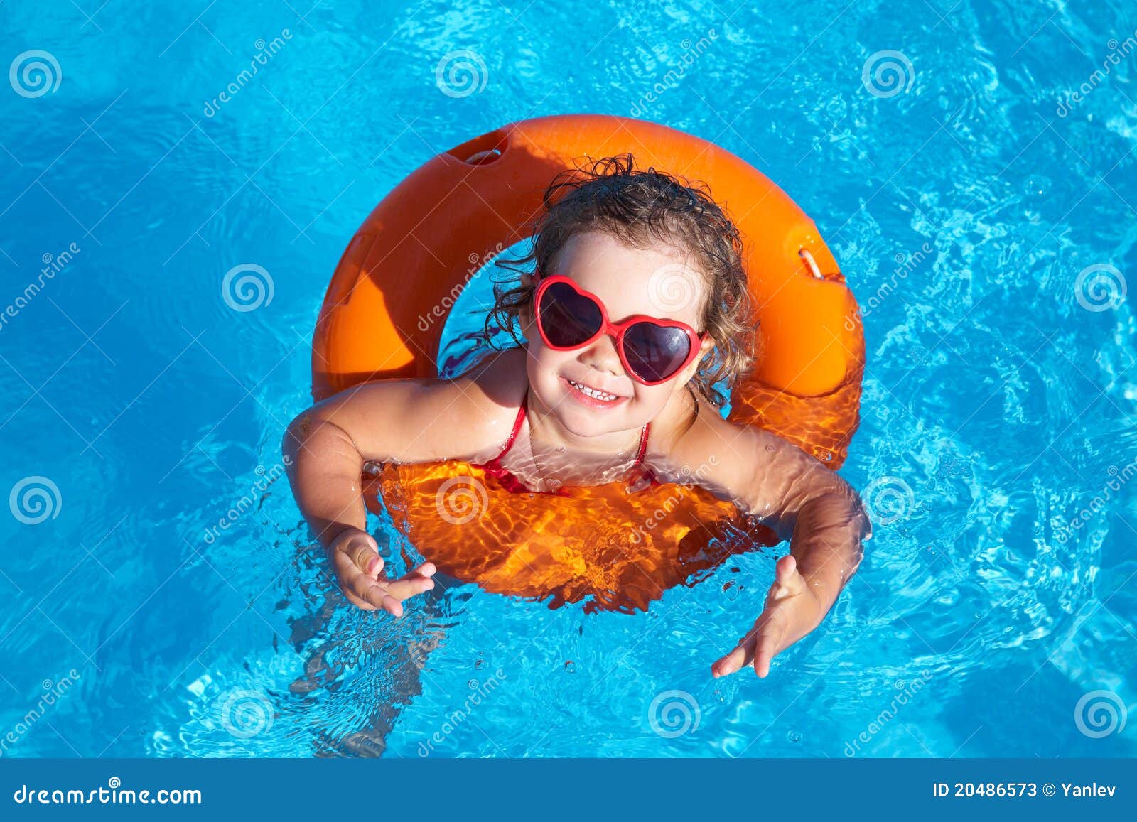 Child Swimming stock image. Image of pool, refreshment - 20486573