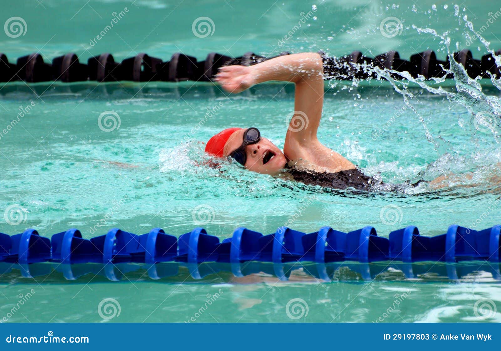 Child swimming stock image. Image of races, athlete, pupil - 29197803