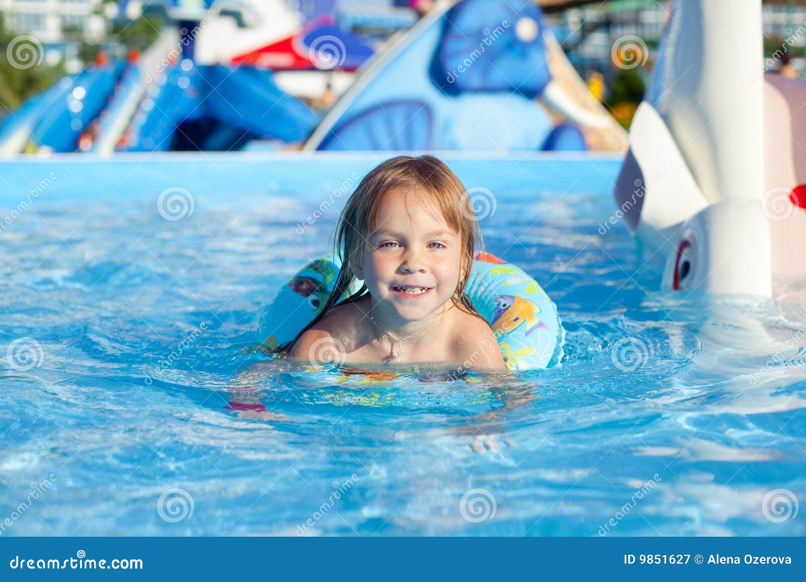 Child swimming stock image. Image of childhood, casual - 9851627