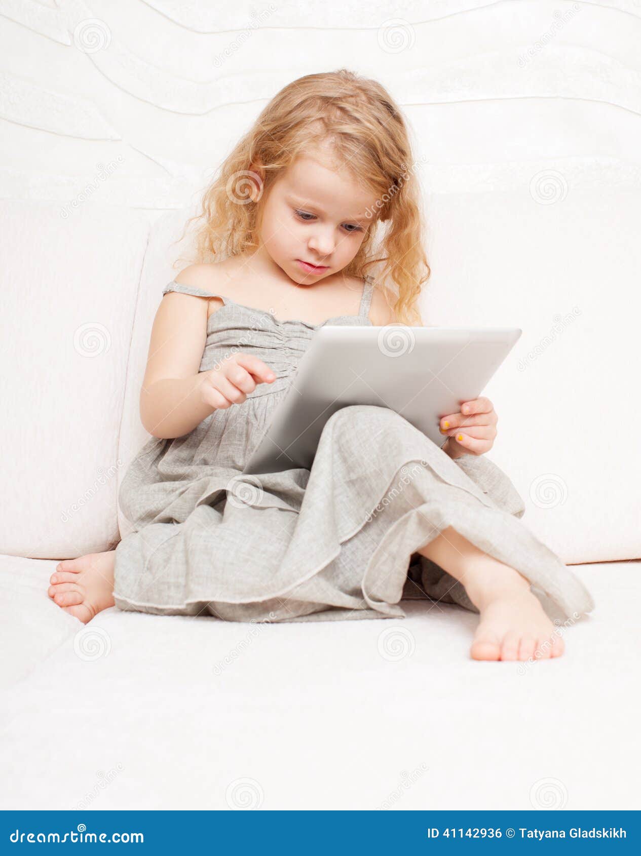 Child with tablet stock photo. Image of computer, little - 41142936