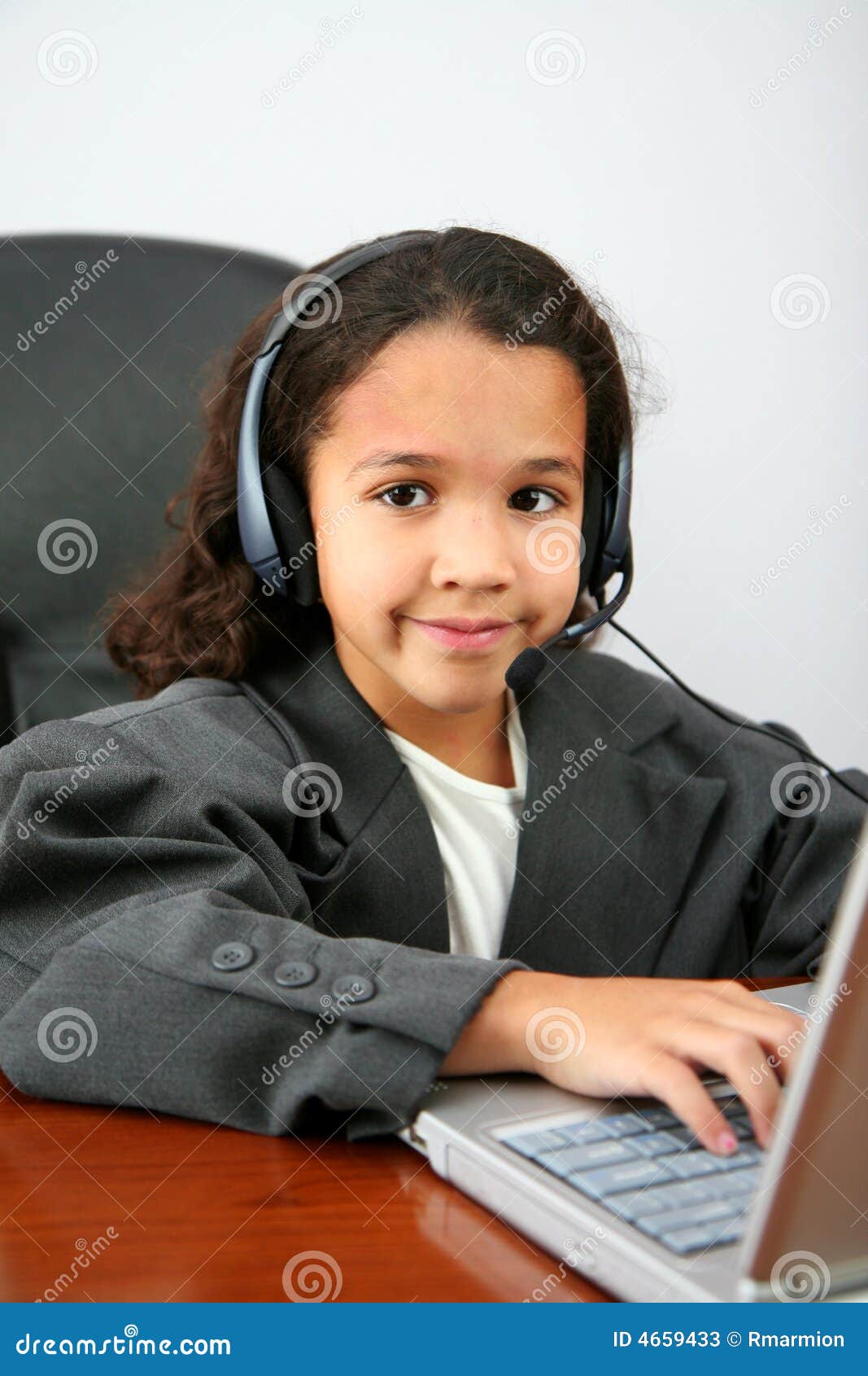Child Taking Calls stock image. Image of closeup, business - 4659433
