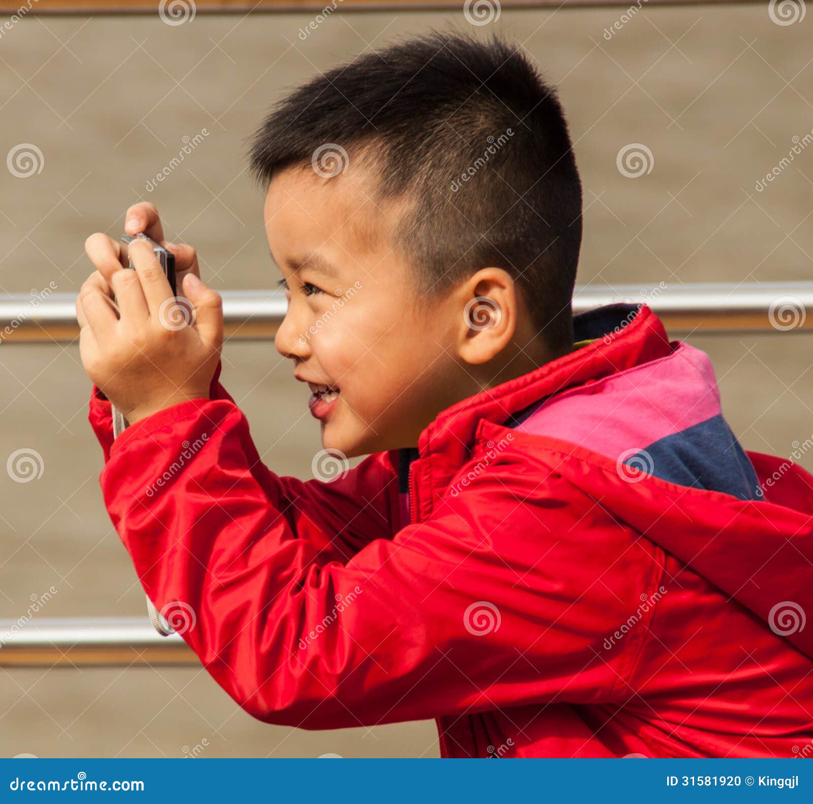 A child taking a picture editorial image. Image of holiday - 31581920