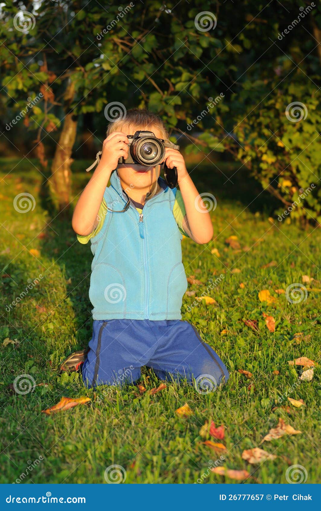 Child taking pictures stock image. Image of portrait - 26777657