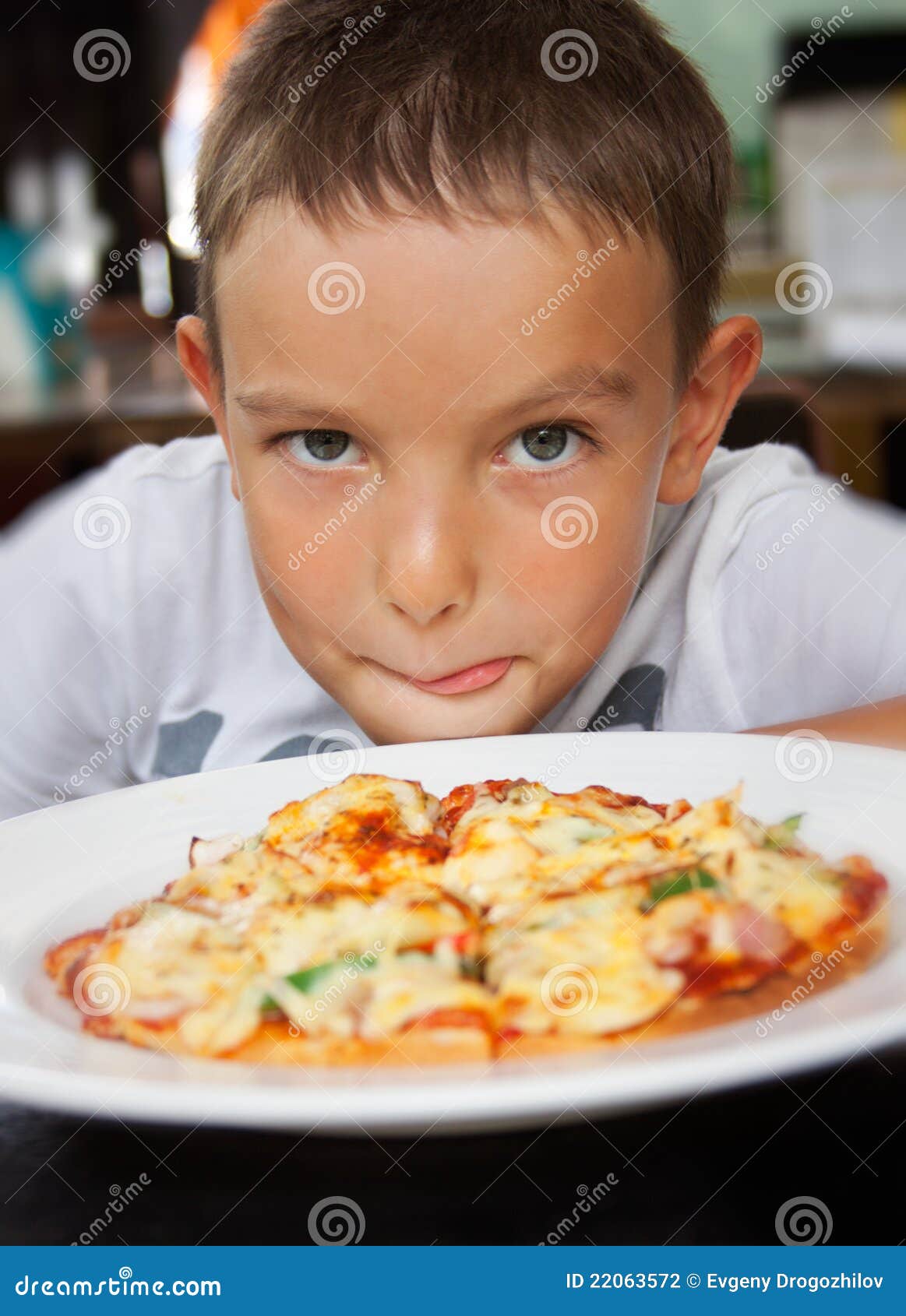 Child Tasting Healthy Food stock photo. Image of child - 22063572