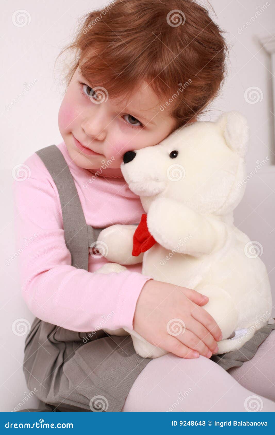 Child with teddy stock photo. Image of child, lying, beautiful - 9248648