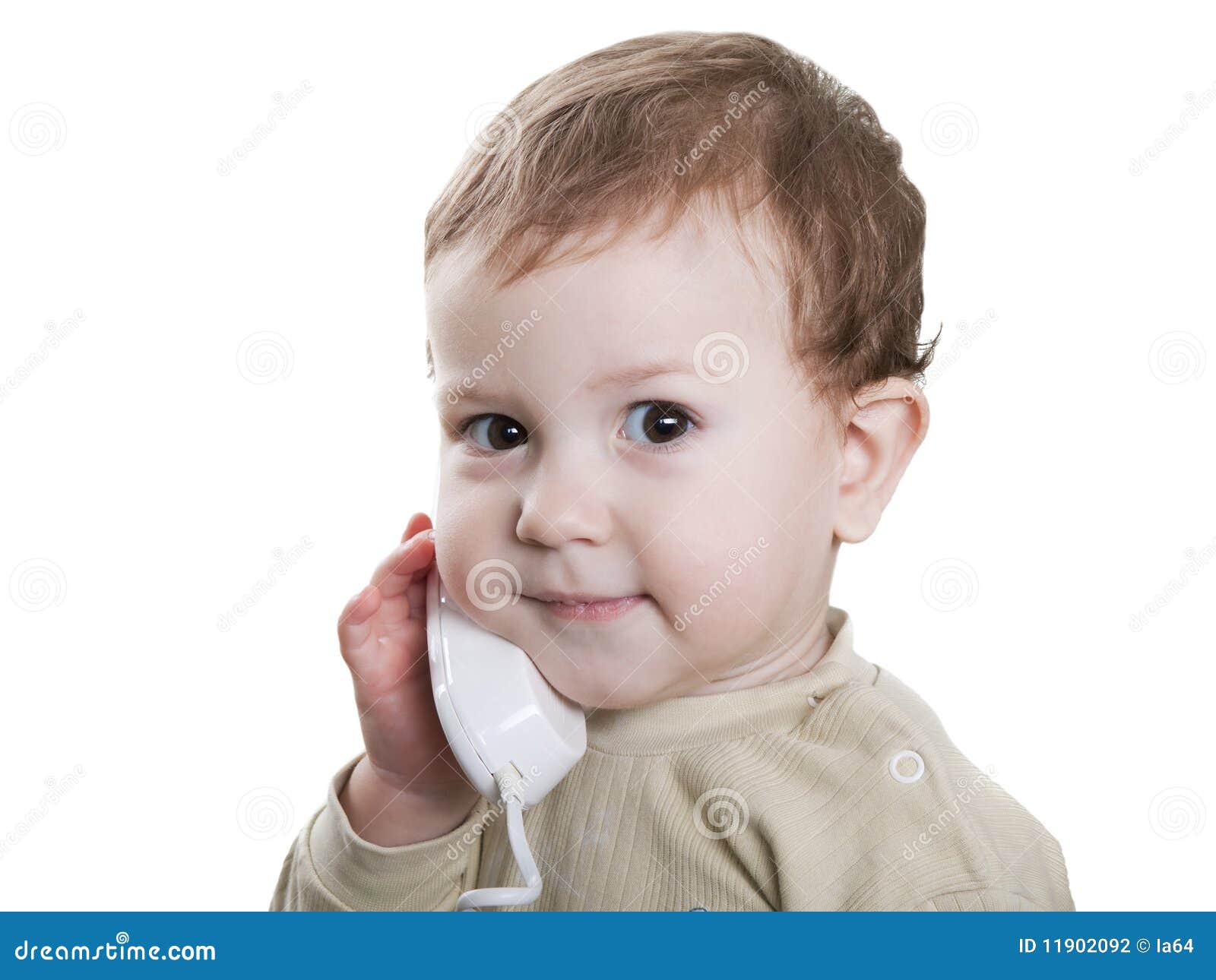 Child with telephone stock photo. Image of looking, beautiful - 11902092