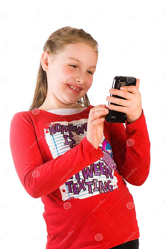 Child Texting stock image. Image of email, game, cell - 23053481