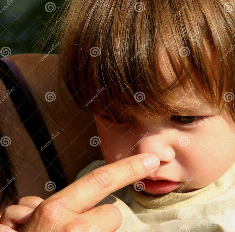 Child thinking stock image. Image of brainstorming, ideas - 268021