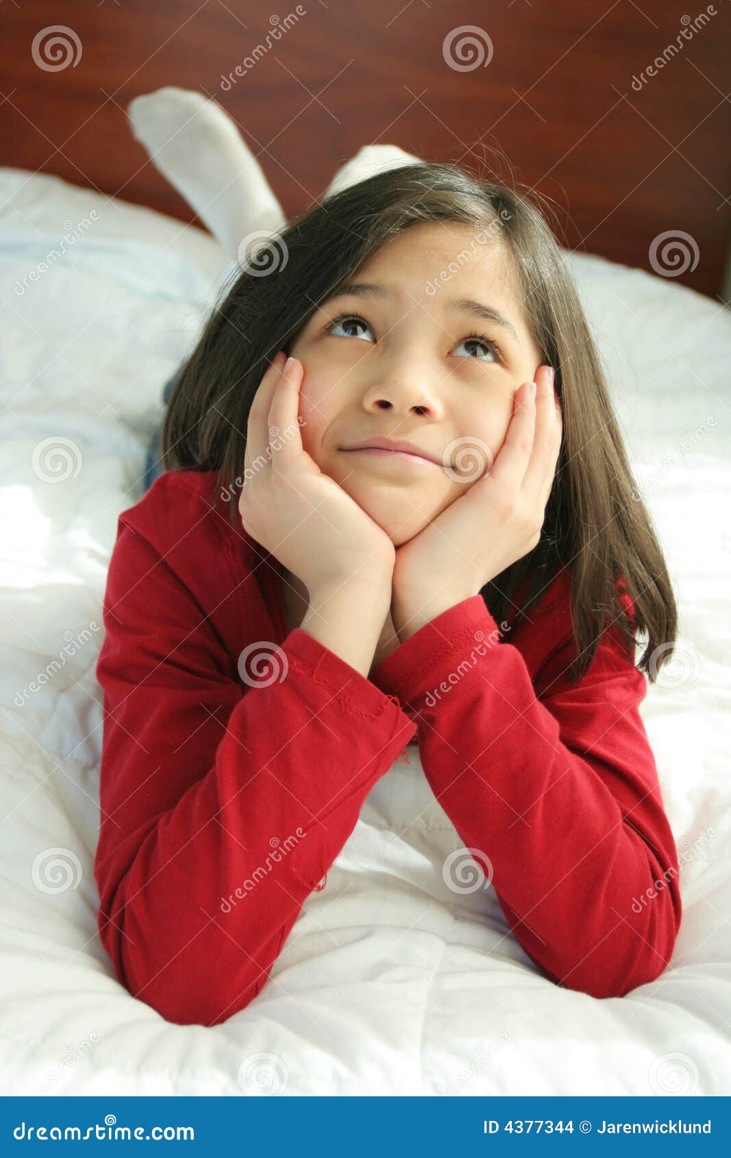 Child thinking stock photo. Image of expression, childhood - 4377344