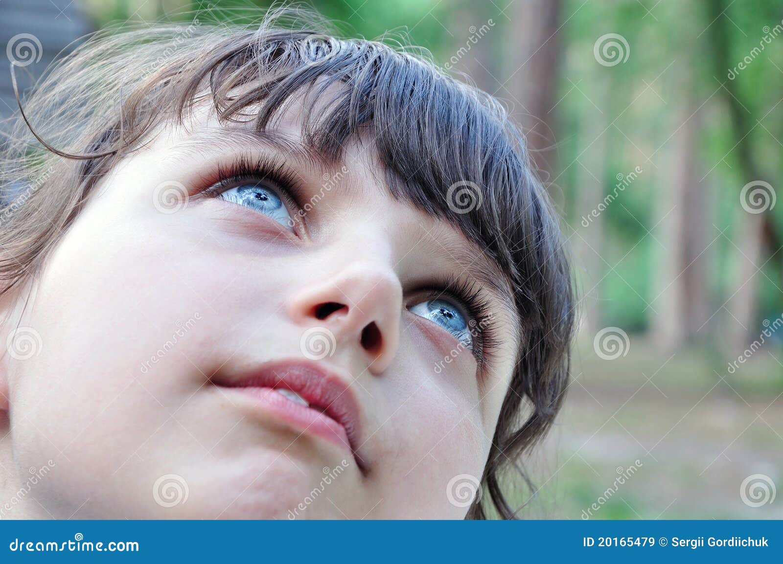 Child thoughtful stock image. Image of children, cute - 20165479