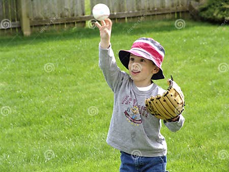 Child Throwing Ball stock image. Image of game, throw, outdoors - 8481