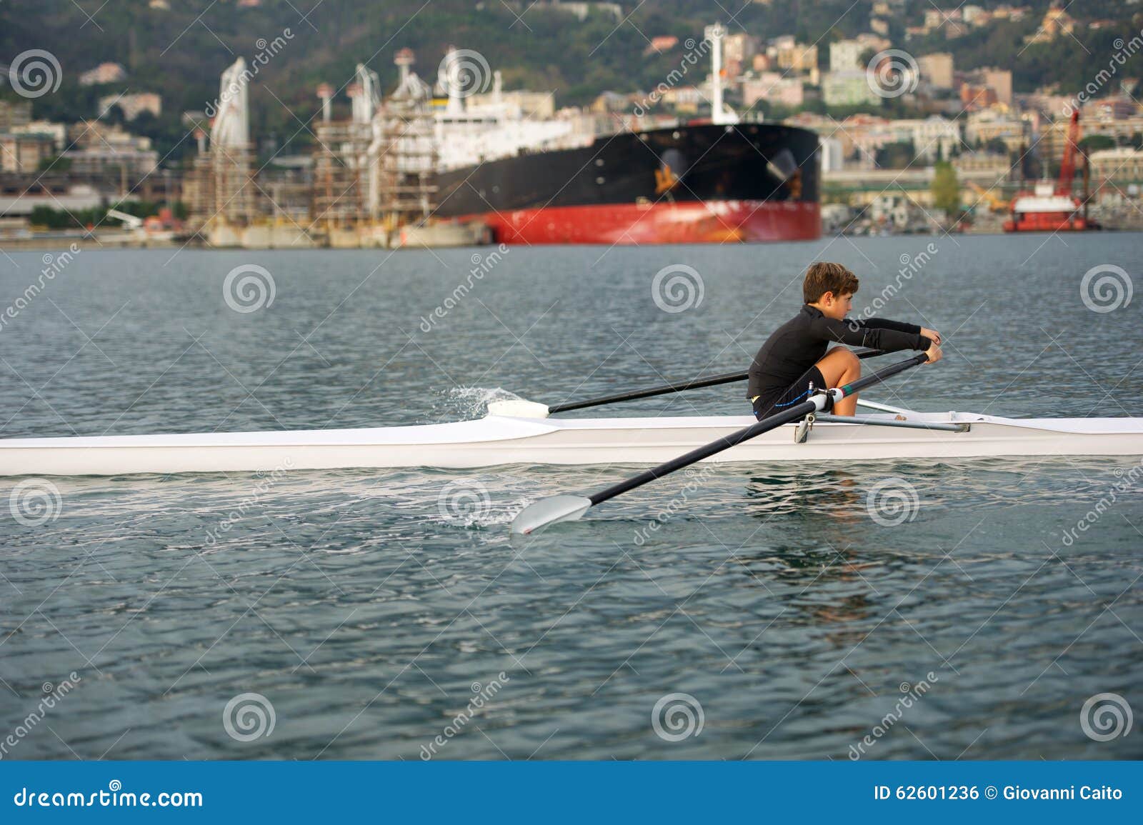 Child to rowing course stock photo. Image of boat, sport - 62601236