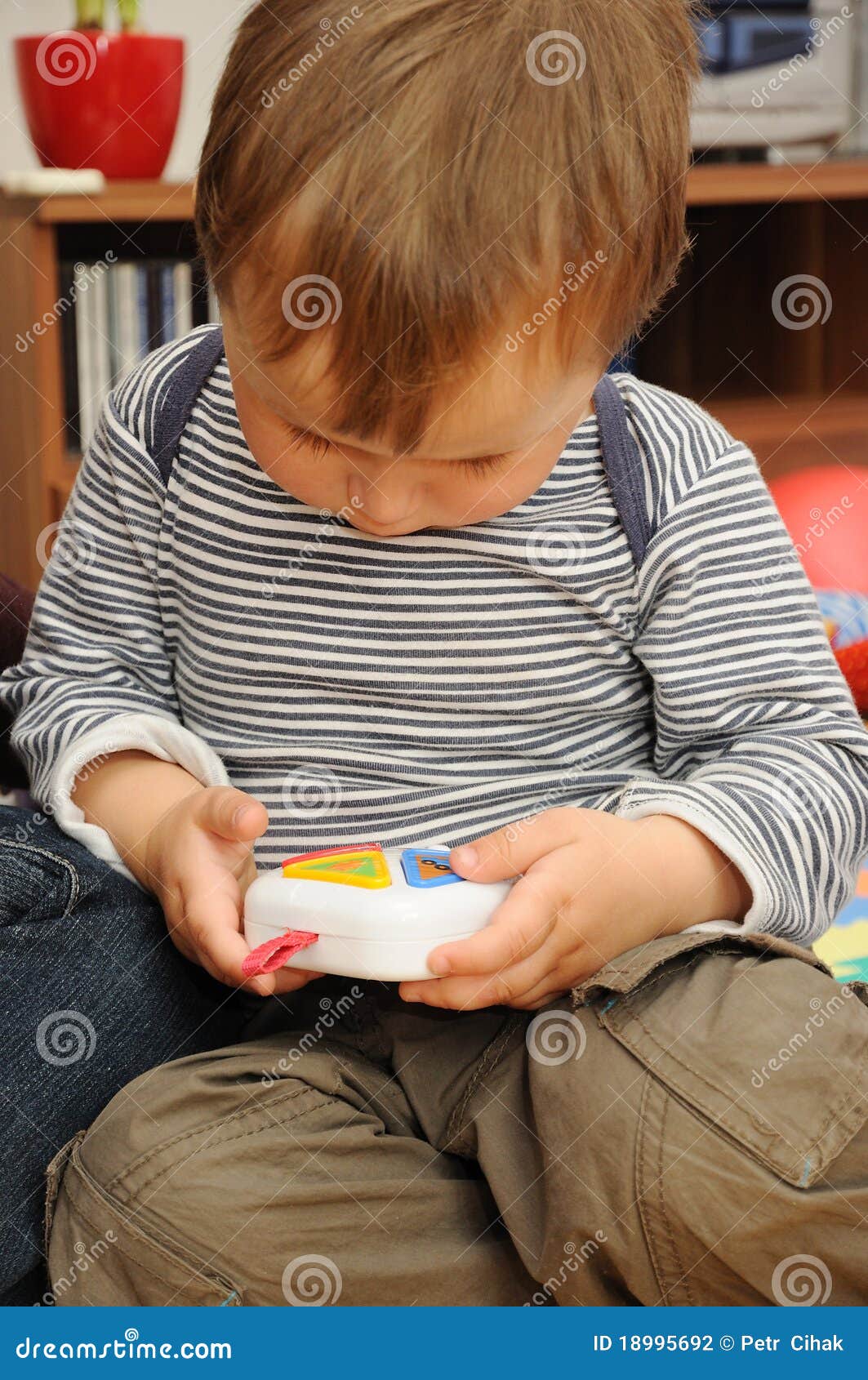 Child with toy stock photo. Image of enjoy, child, cute - 18995692