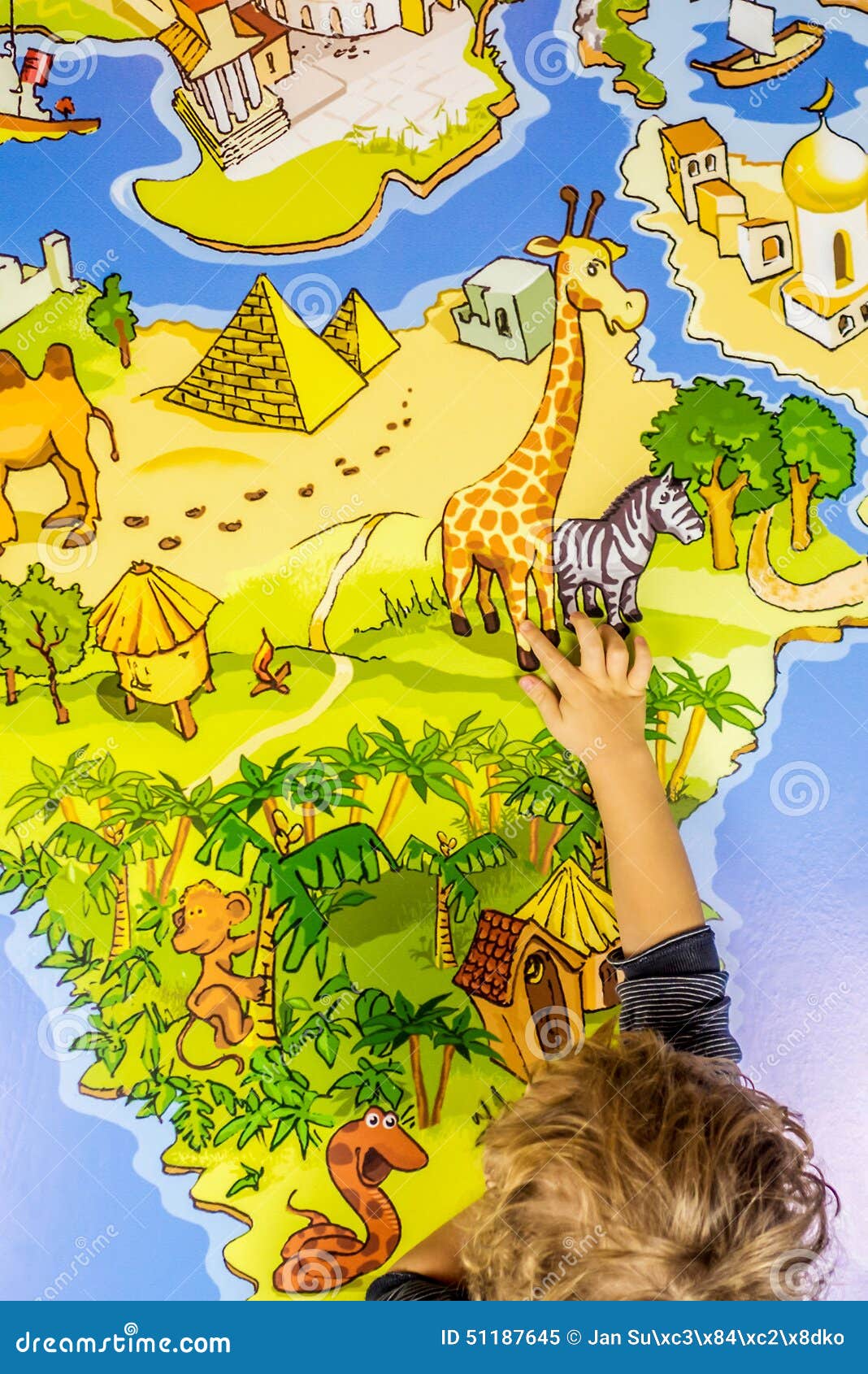 Child's Drawing Map World Stock Images - Download 102 Royalty Free Photos