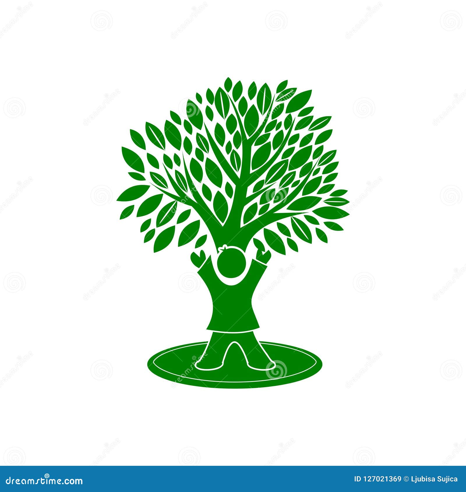 Child Tree Icon stock vector. Illustration of concept - 127021369